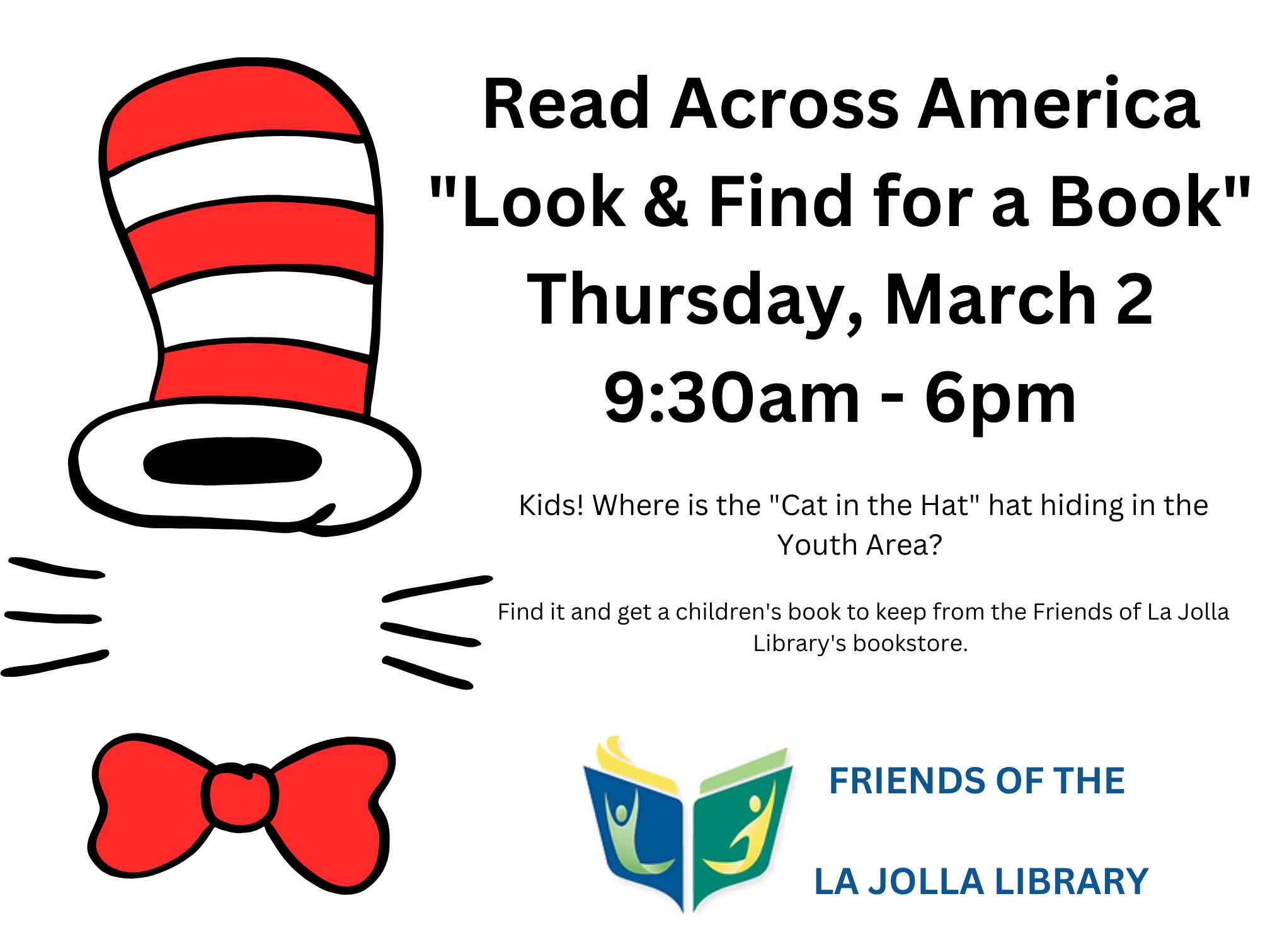 Read Across America: Look & Find for a Book! | San Diego Public Library