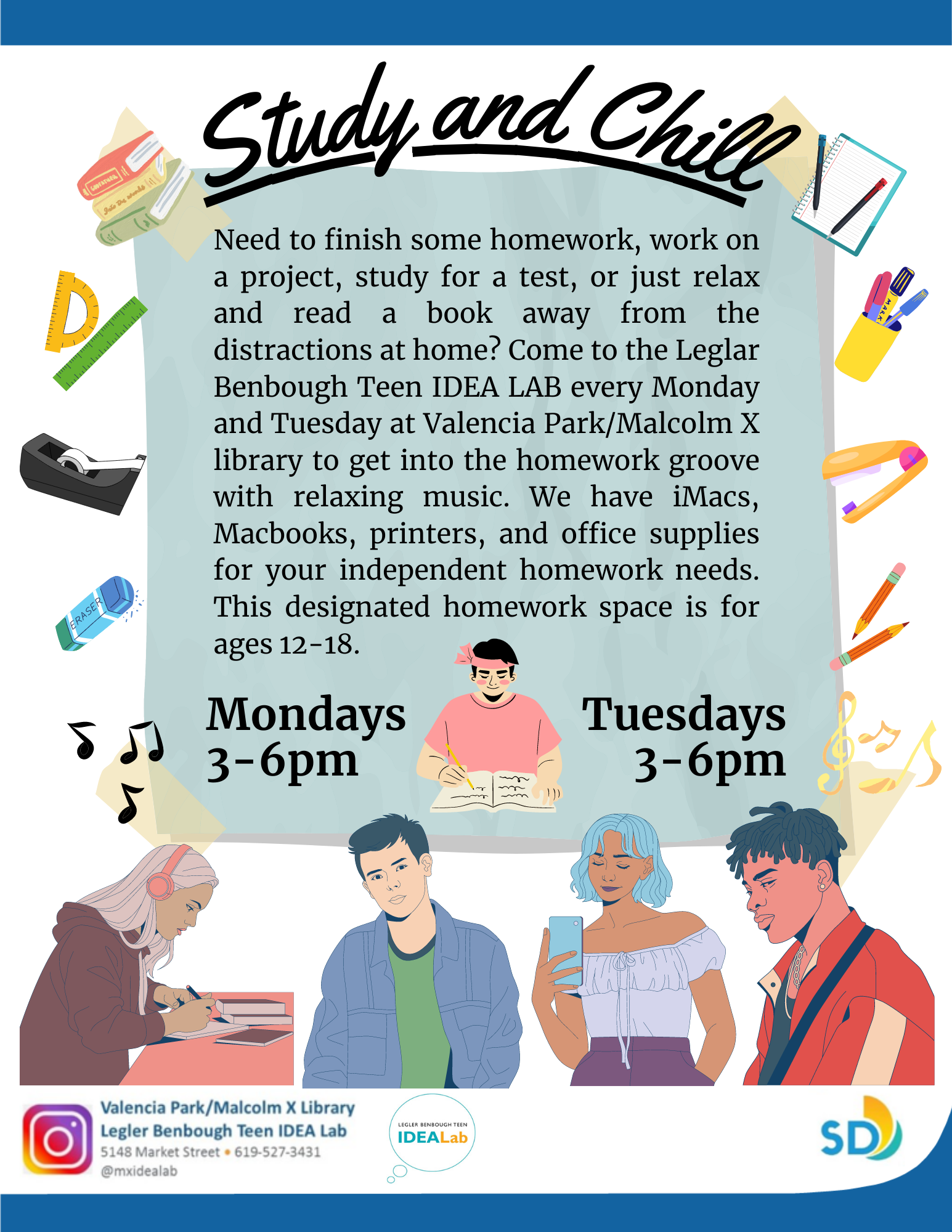 Study and Chill | San Diego Public Library