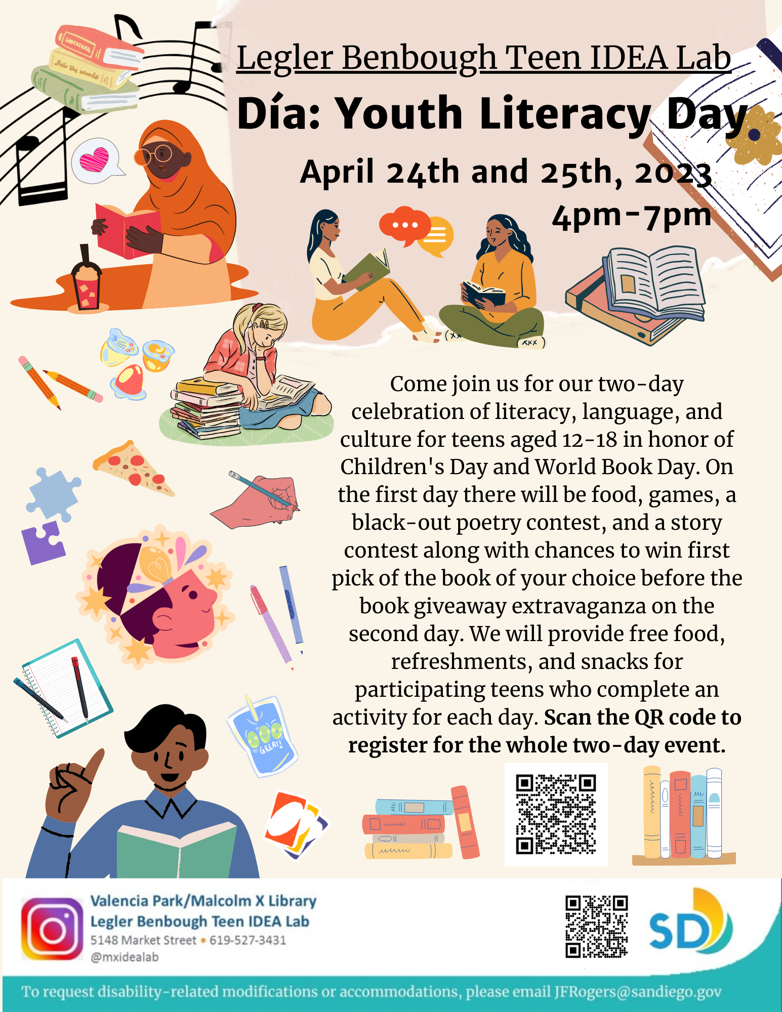Día: Youth Literacy Day Celebration | San Diego Public Library