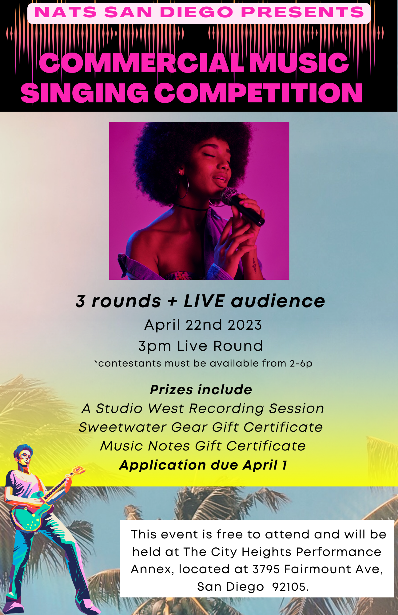 NATS City-Pop Idol: a Singing Showcase Competition | San Diego Public ...