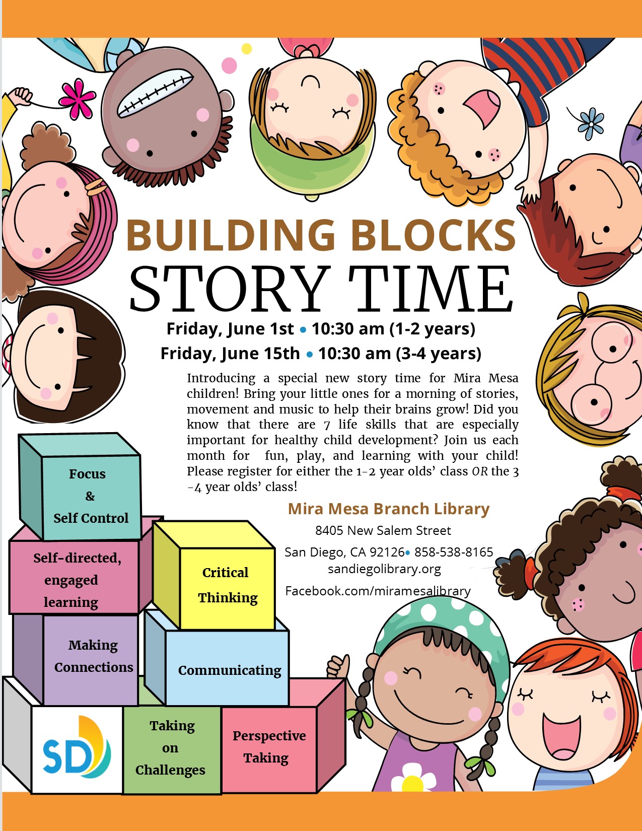 Building Blocks Story Time | San Diego Public Library